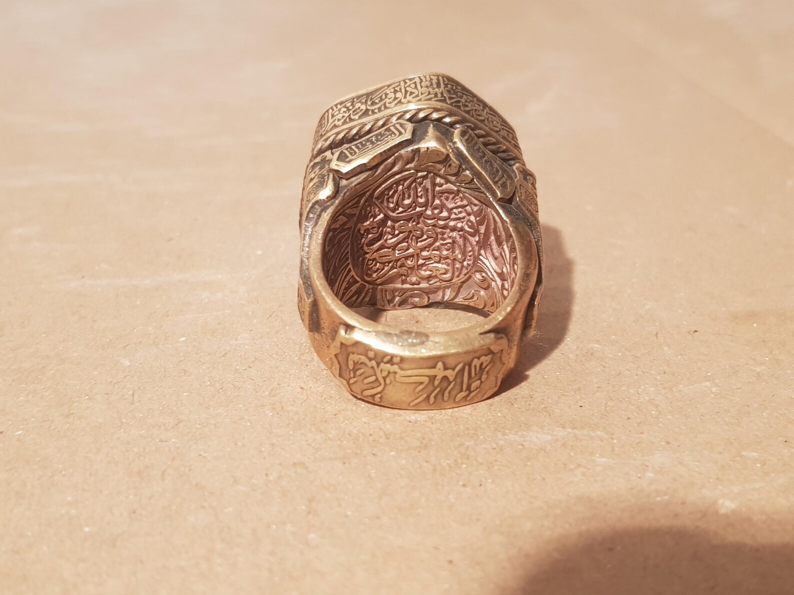 Ancient Islamic Copper Bloodstone Talismanic Ring - 1200 Year Old ...