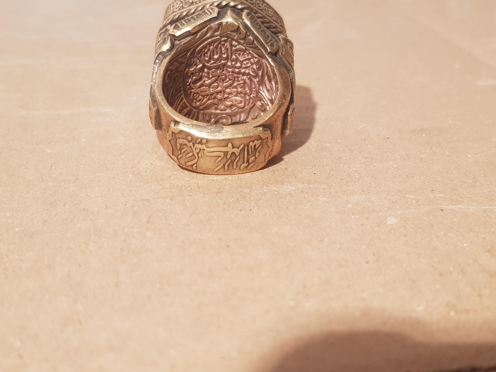 Ancient Islamic Copper Bloodstone Talismanic Ring - 1200 Year Old ...