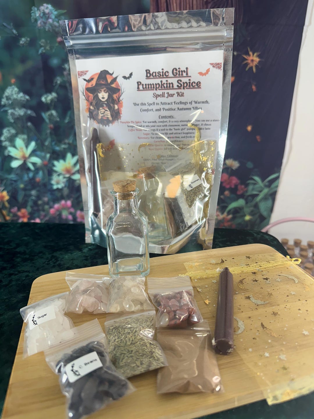 Basic Witch Pumpkin Spice Spell Kit – DIY Fall Spell Jar Kit, Cozy ...