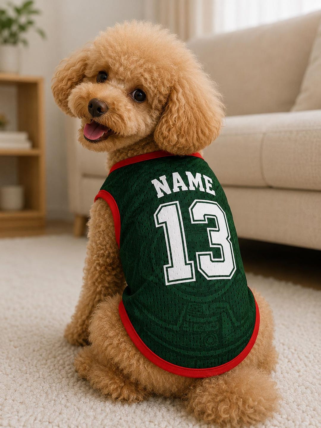 Personalized Mexico Pet Soccer Jersey, Custom Dog Cat Football Shirt ...
