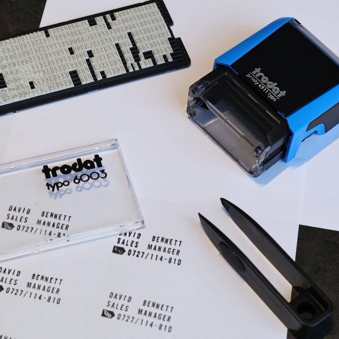 Do-it-yourself Stamp | Movable Type Stamp | Self Inking Stamp | Combine ...