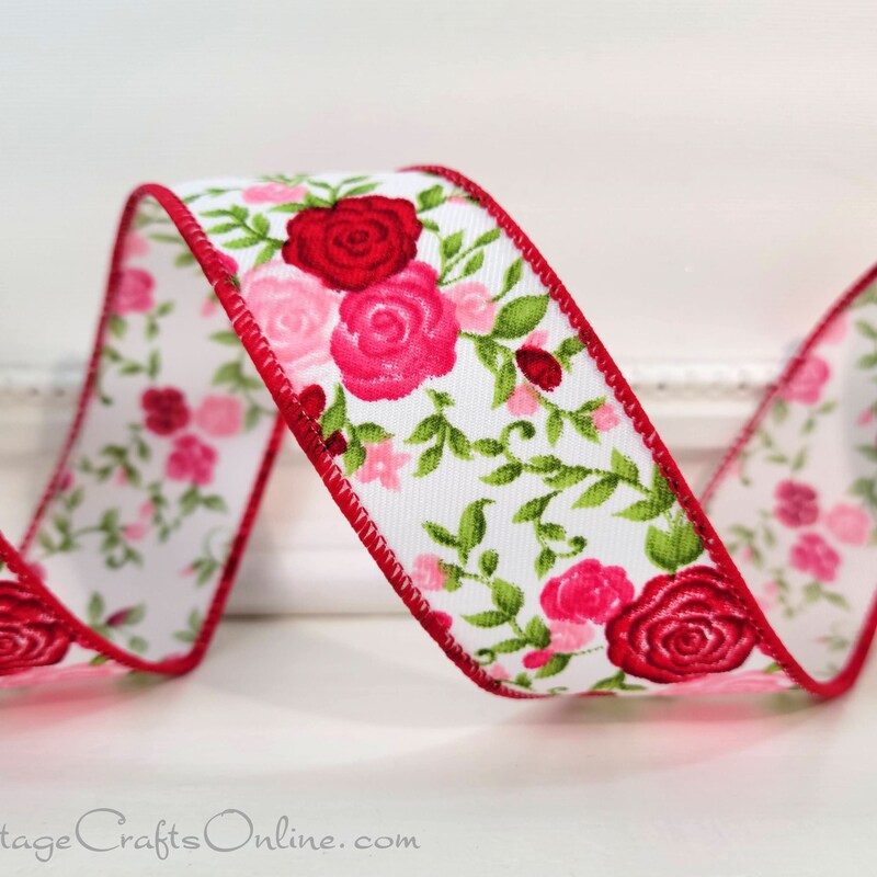 Pink Ribbon Roses - Etsy