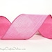 THREE YARDS, Wired Ribbon, 1.5, Pink White Silver Metallic Gingham ...