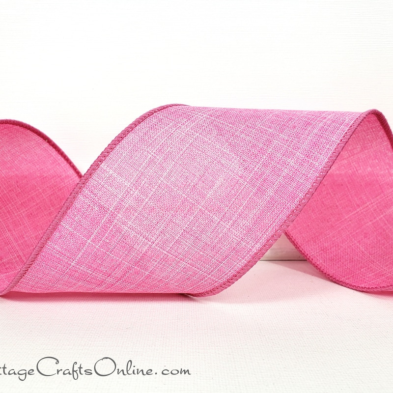 Pink Wired Ribbon - Etsy