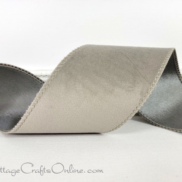 Gray Velvet Ribbon - Etsy