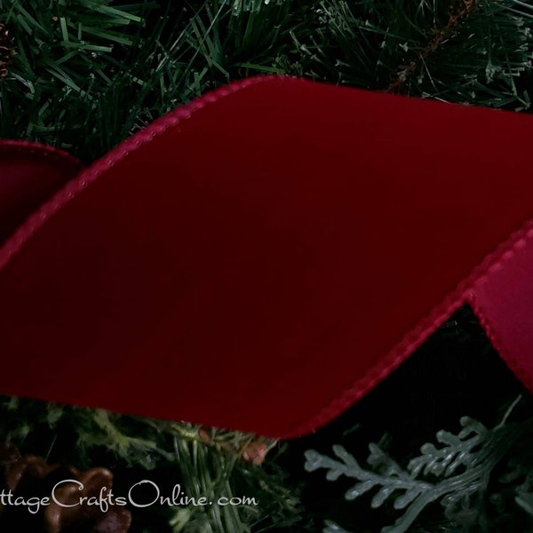 Red Velvet Ribbon - Etsy