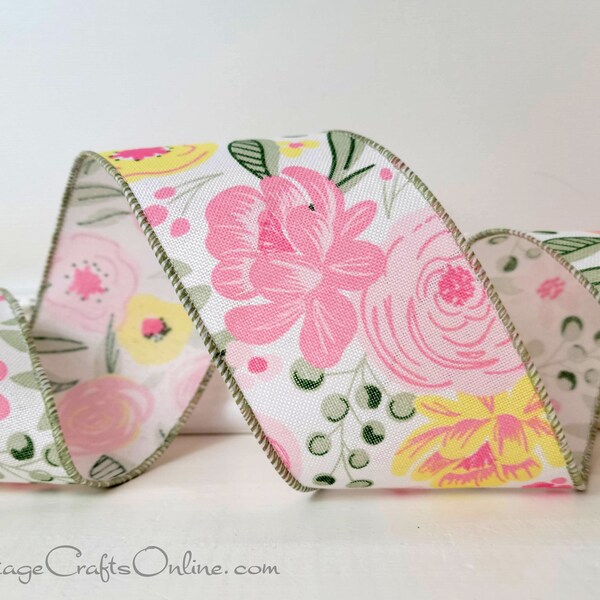 Floral Ribbon - Etsy