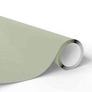 Sage Green Wrapping Paper Roll | Matte Solid Gift Wrap for Birthdays ...