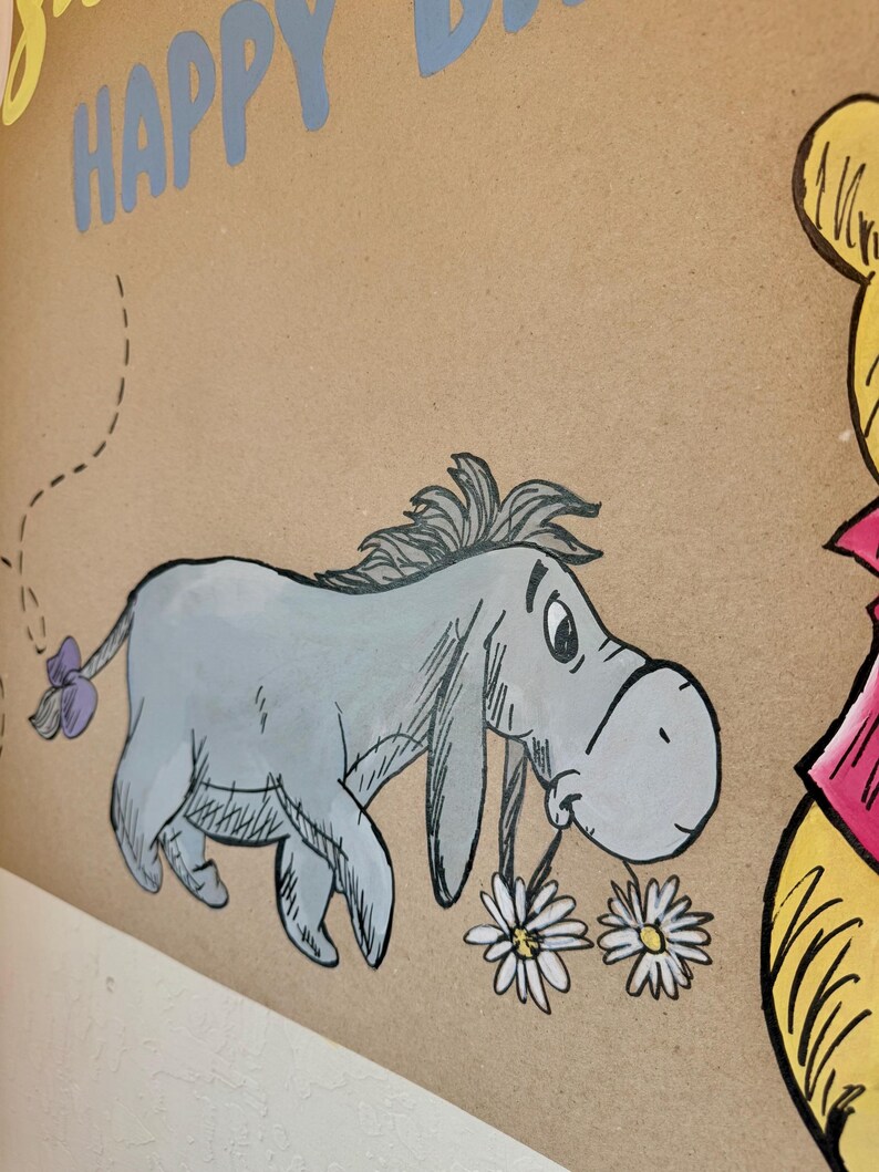CUSTOM Winnie the Poo Banner - Etsy