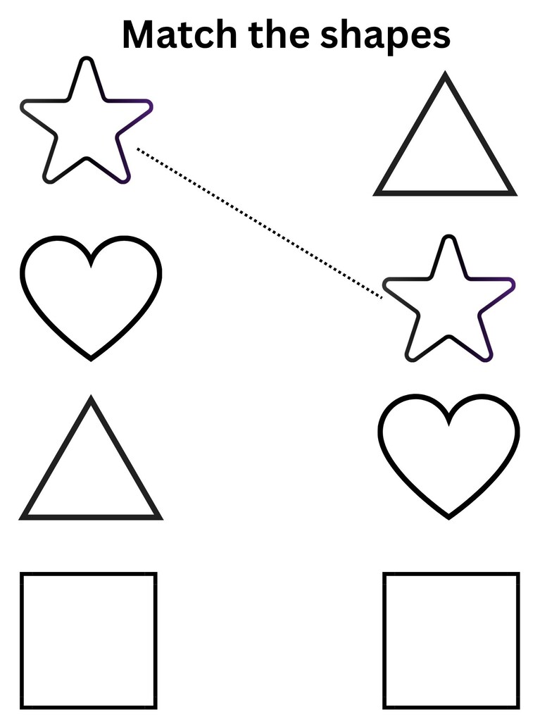 Shapes Fine Motor Bundle - Etsy