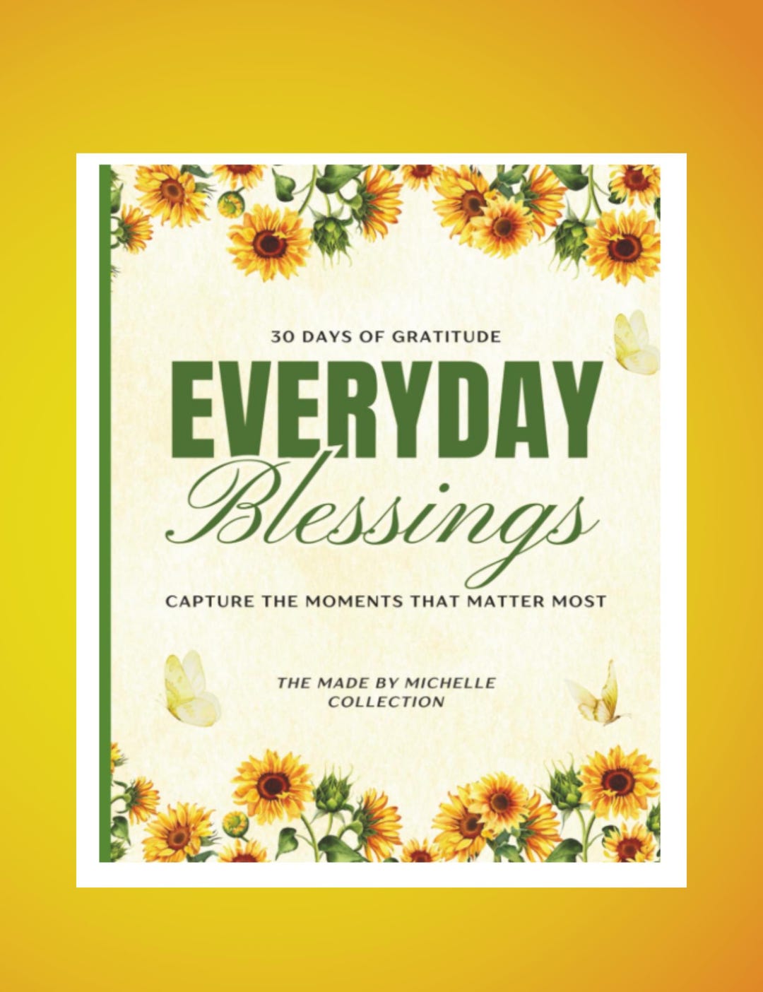 30 Days of Gratitude Journal – Printable Daily Reflection Workbook ...
