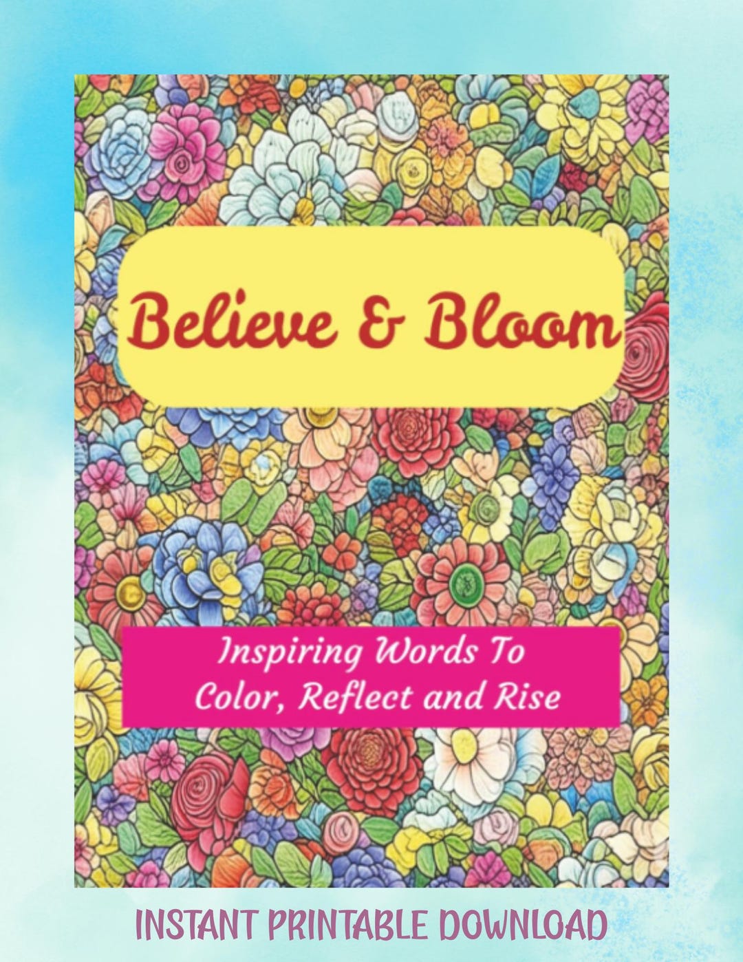 Positive Affirmation Coloring Book | Inspirational Quotes, Self Love ...