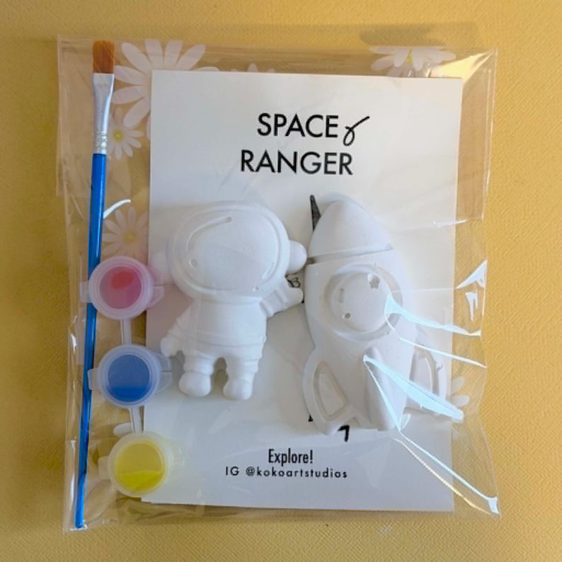 Space Ranger Paint - DIY Paint Your Own Astronaut & Rocket Kit - Etsy ...
