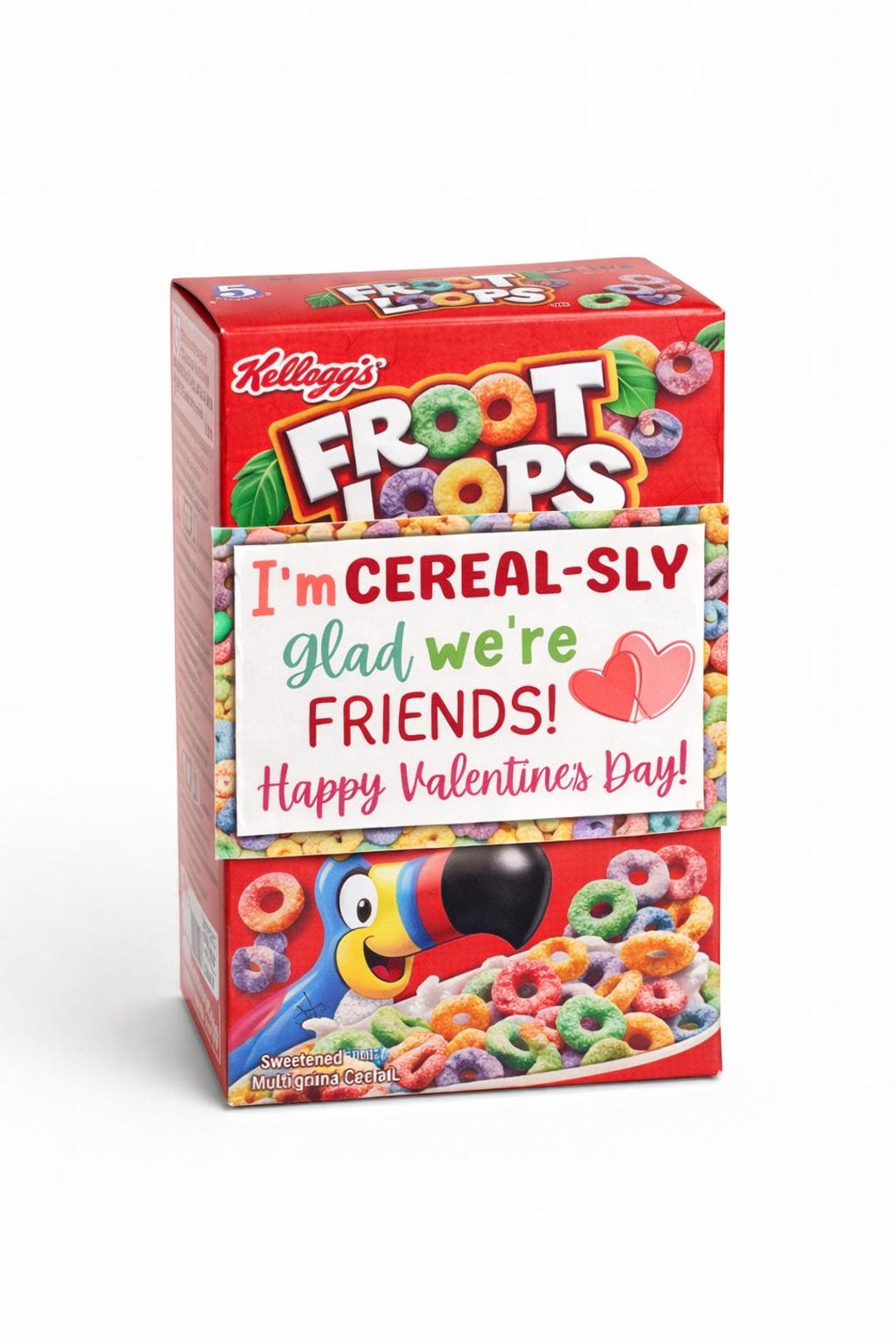 Cereal Valentine Tag Printable | “i’m Cereal-sly Glad We’re Friends ...