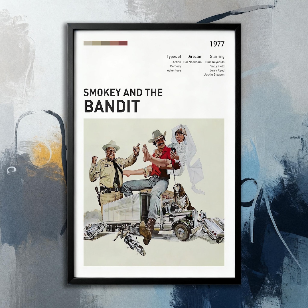 Movie Poster- Smokey and the Bandit | Movie Canvas| Wall Art Collection ...