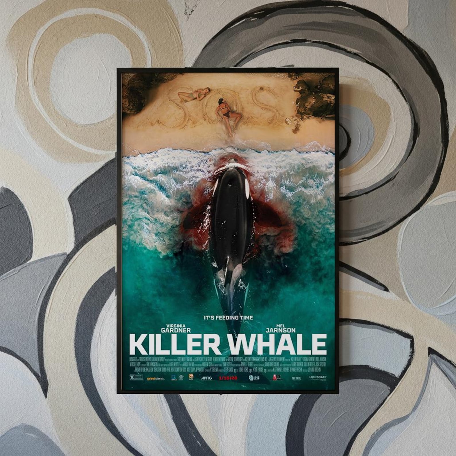 Movie Poster- Killer Whale (2026) | Movie Canvas| Wall Art Collection ...
