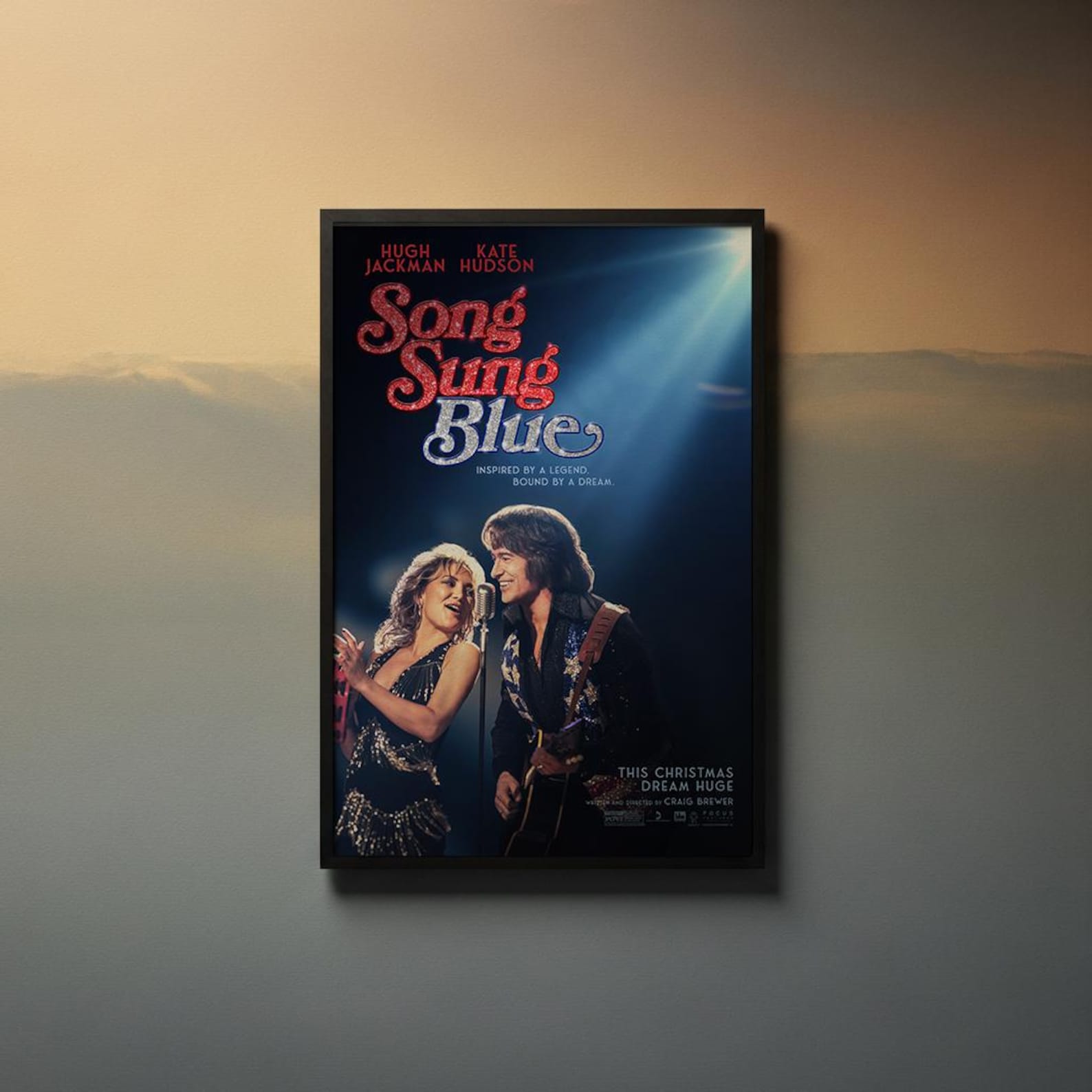 Movie Poster- Song Sung Blue (2025) | Movie Canvas| Wall Art Collection ...