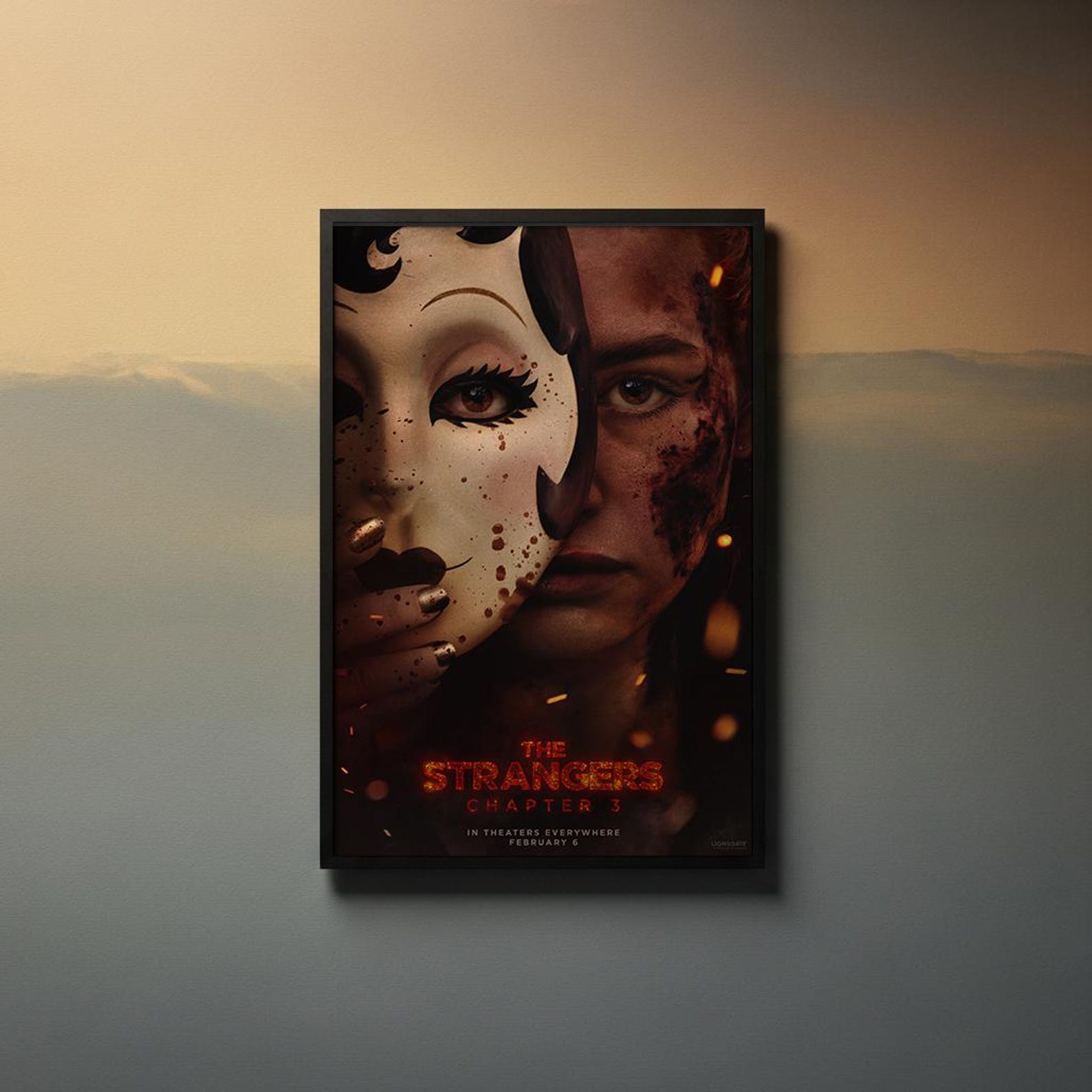 Movie Poster- the Strangers: Chapter 3 (2026) | Movie Canvas| Wall Art ...