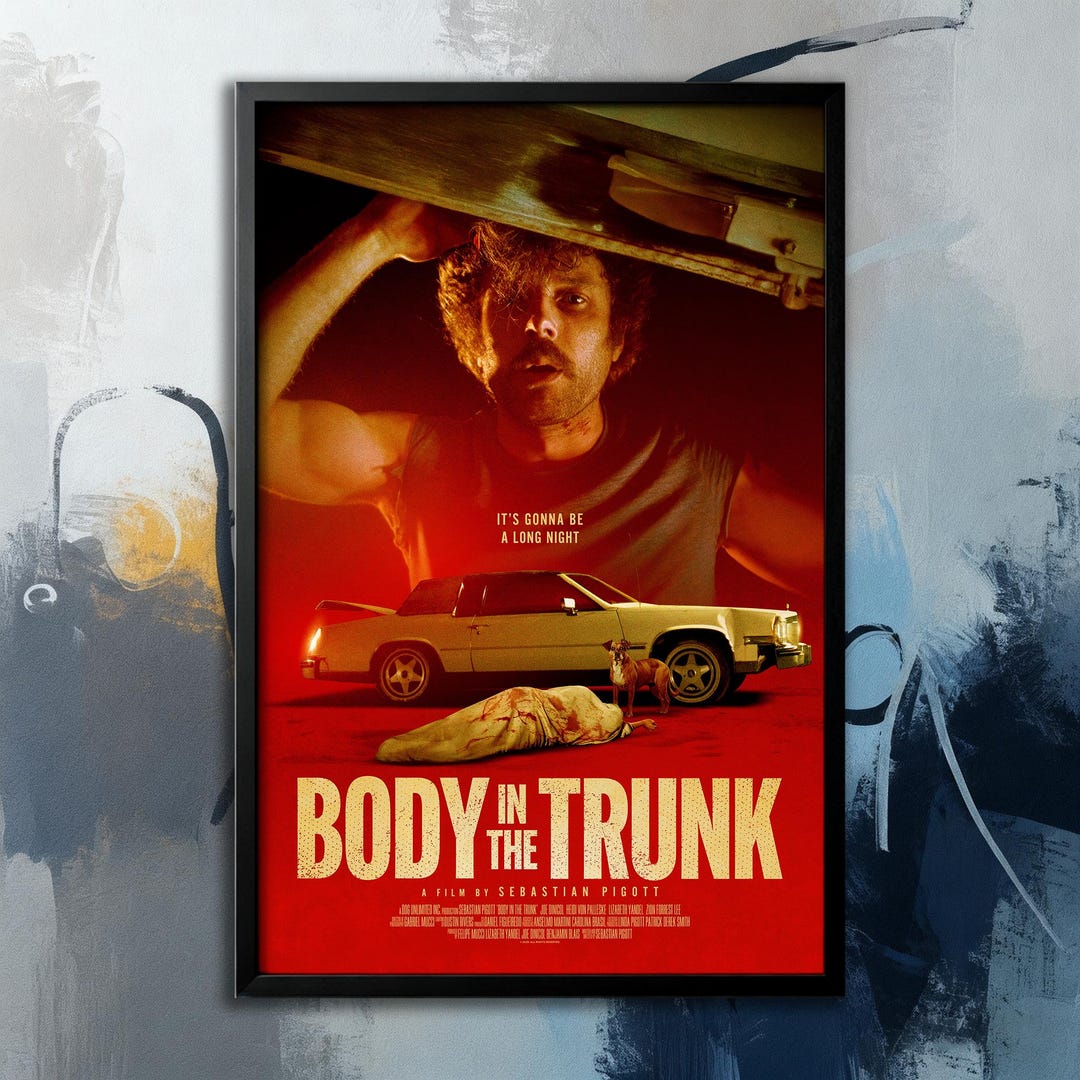 Movie Poster- Body in the Trunk (2026) | Movie Canvas| Wall Art ...