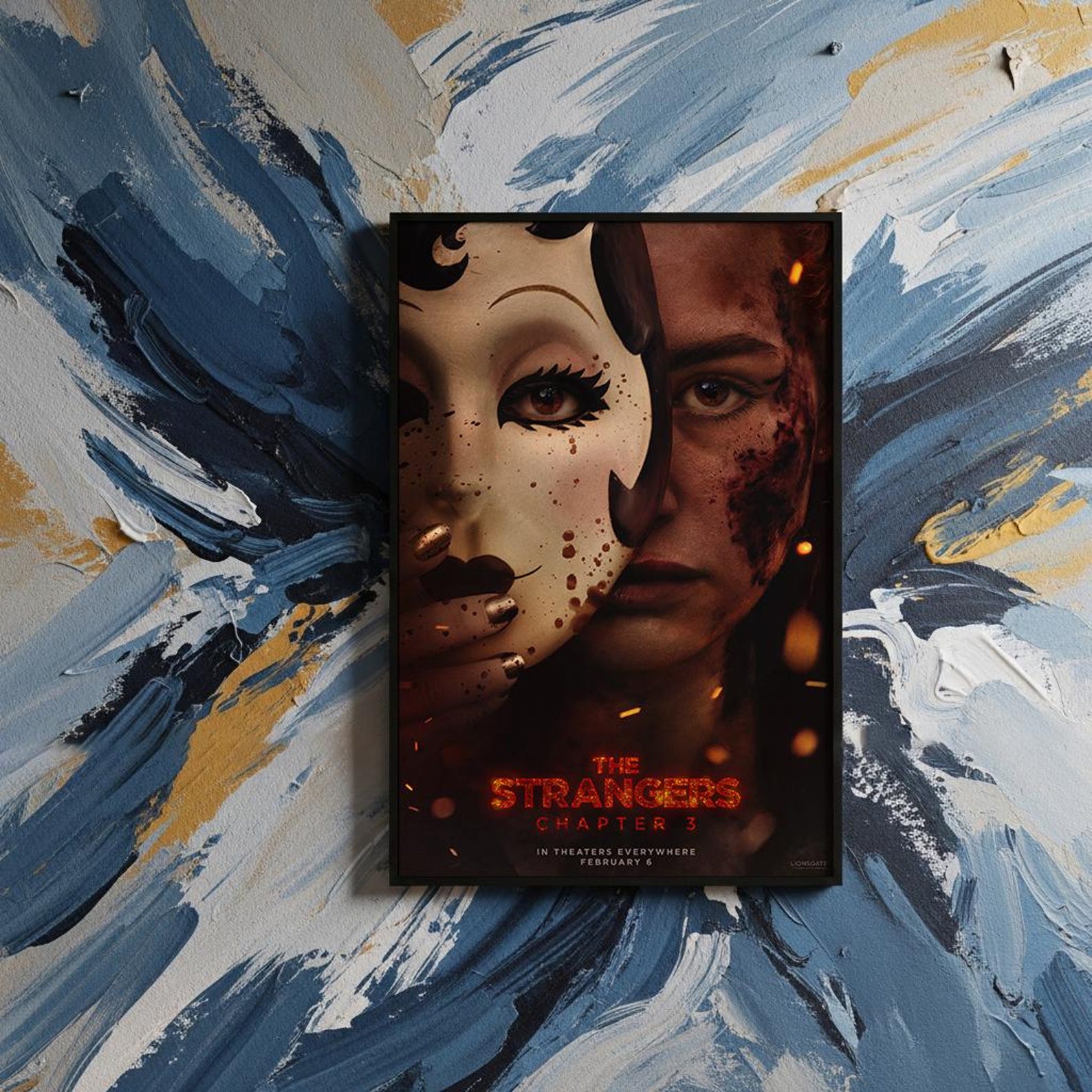 Movie Poster- the Strangers: Chapter 3 (2026) | Movie Canvas| Wall Art ...