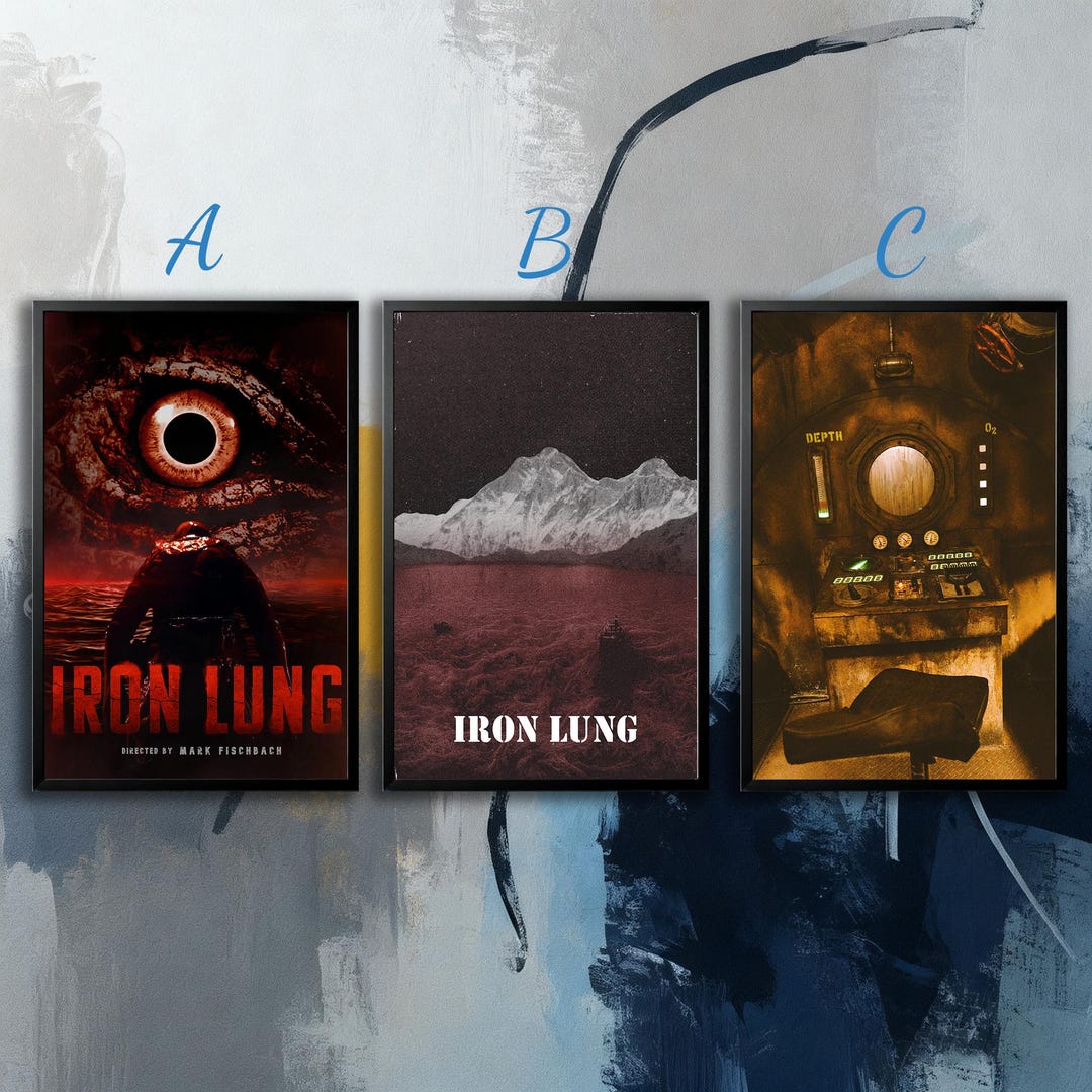 Movie Poster- Iron Lung (2026) | Movie Canvas| Wall Art Collection ...
