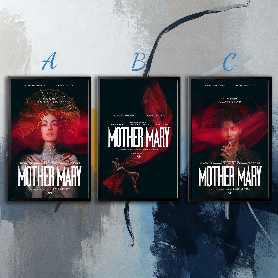 Movie Poster- Mother Mary (2026) | Movie Canvas| Wall Art Collection ...