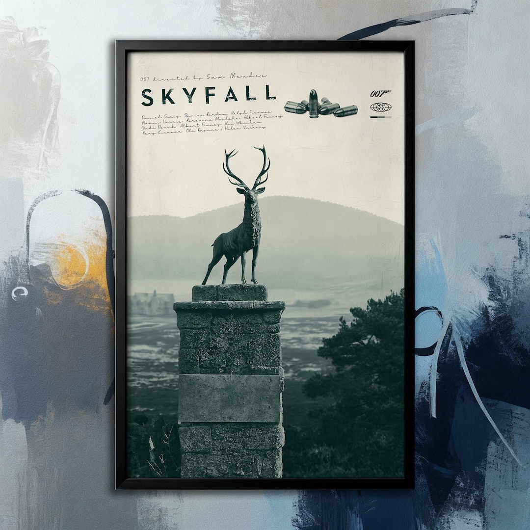 Movie Poster- Skyfall | Movie Canvas| Wall Art Collection| Poster ...