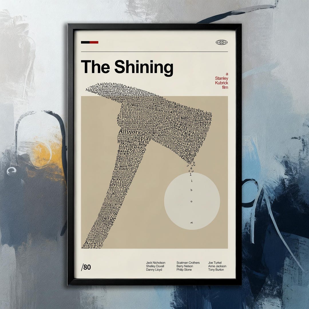 Movie Poster- the Shining | Movie Canvas| Wall Art Collection| Poster ...