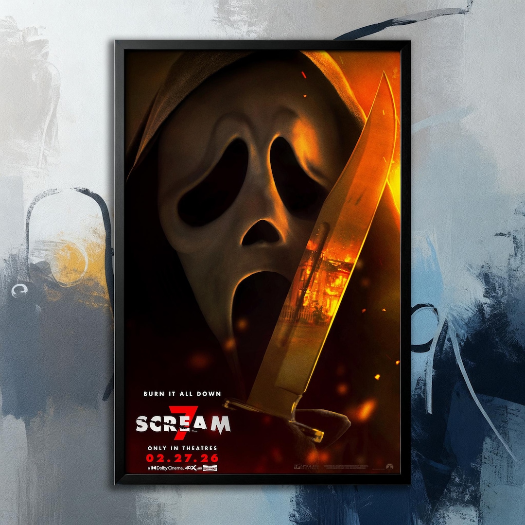 Movie Poster- Scream 7 (2026) | Movie Canvas| Wall Art Collection ...