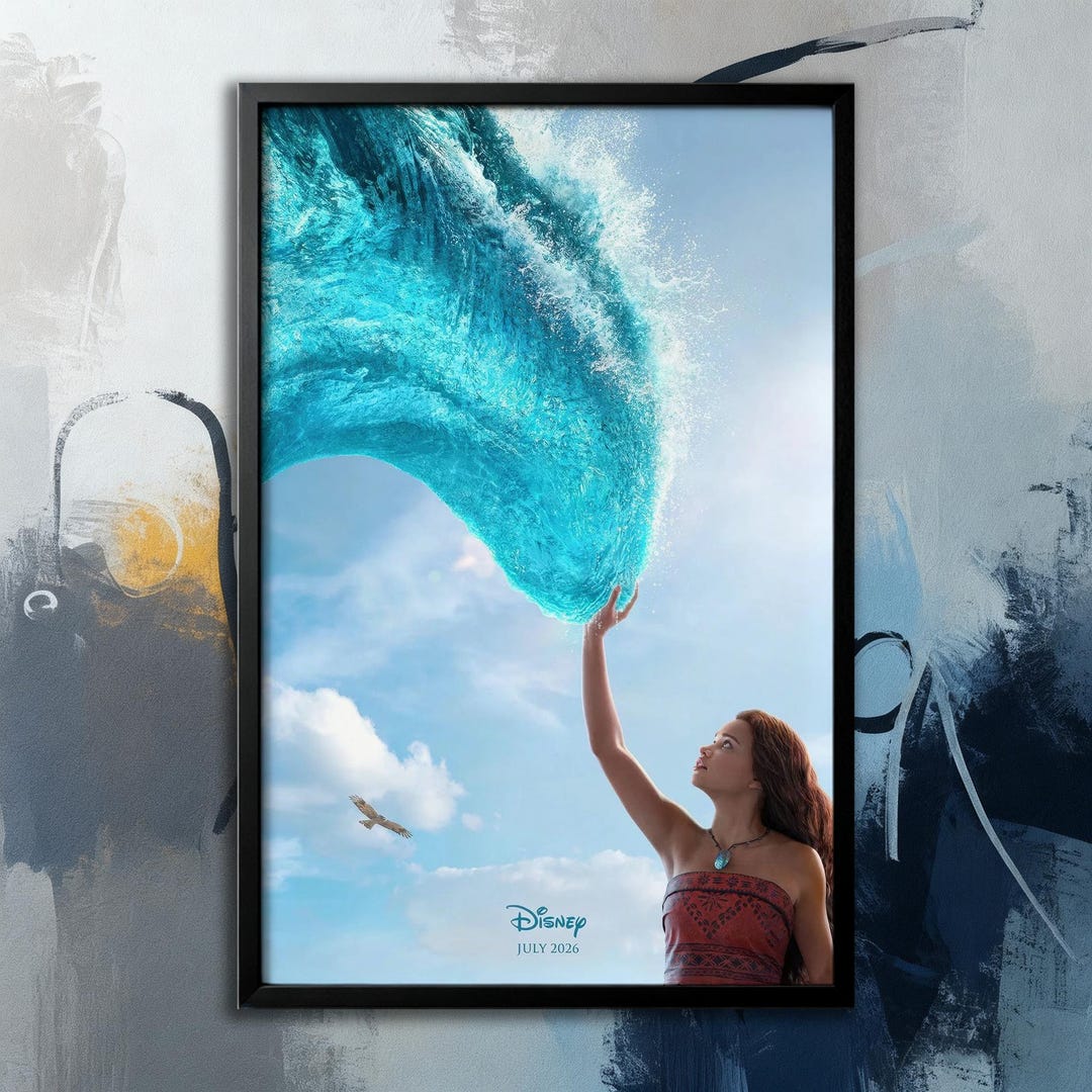 Movie Poster-moana (2026) | Movie Canvas| Wall Art Collection| Poster ...