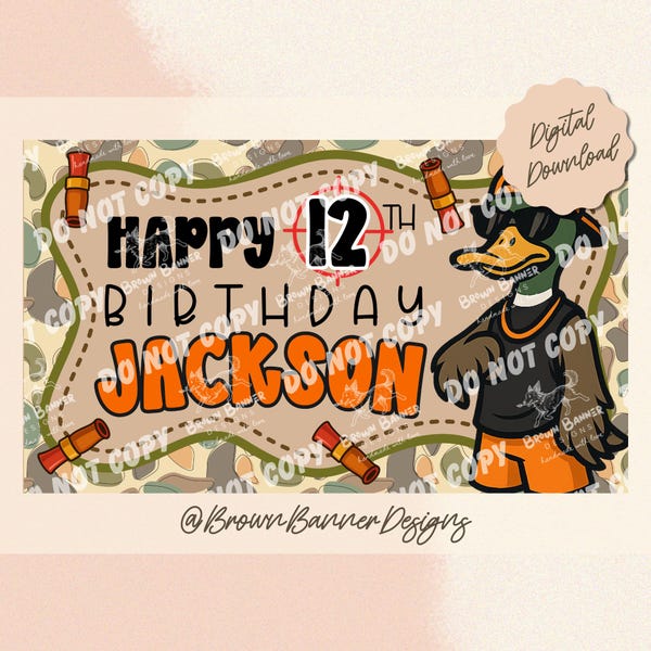 Duck Banner - Etsy