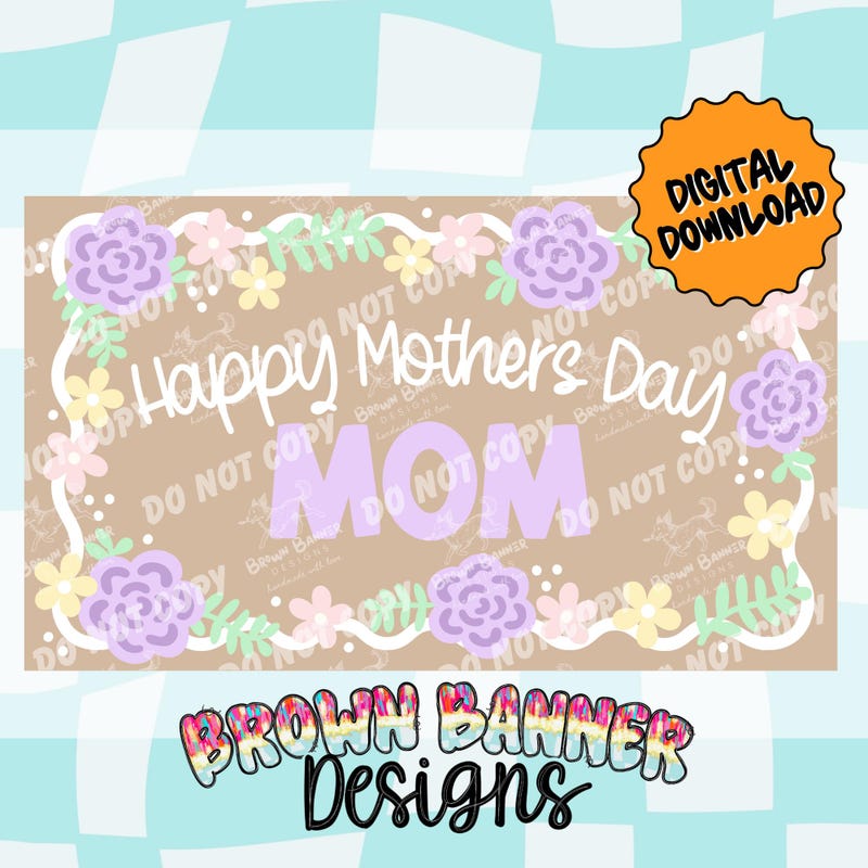 Painted Banners Mothers Day - Etsy