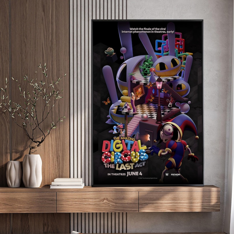 The Amazing Digital Circus Poster - Etsy UK
