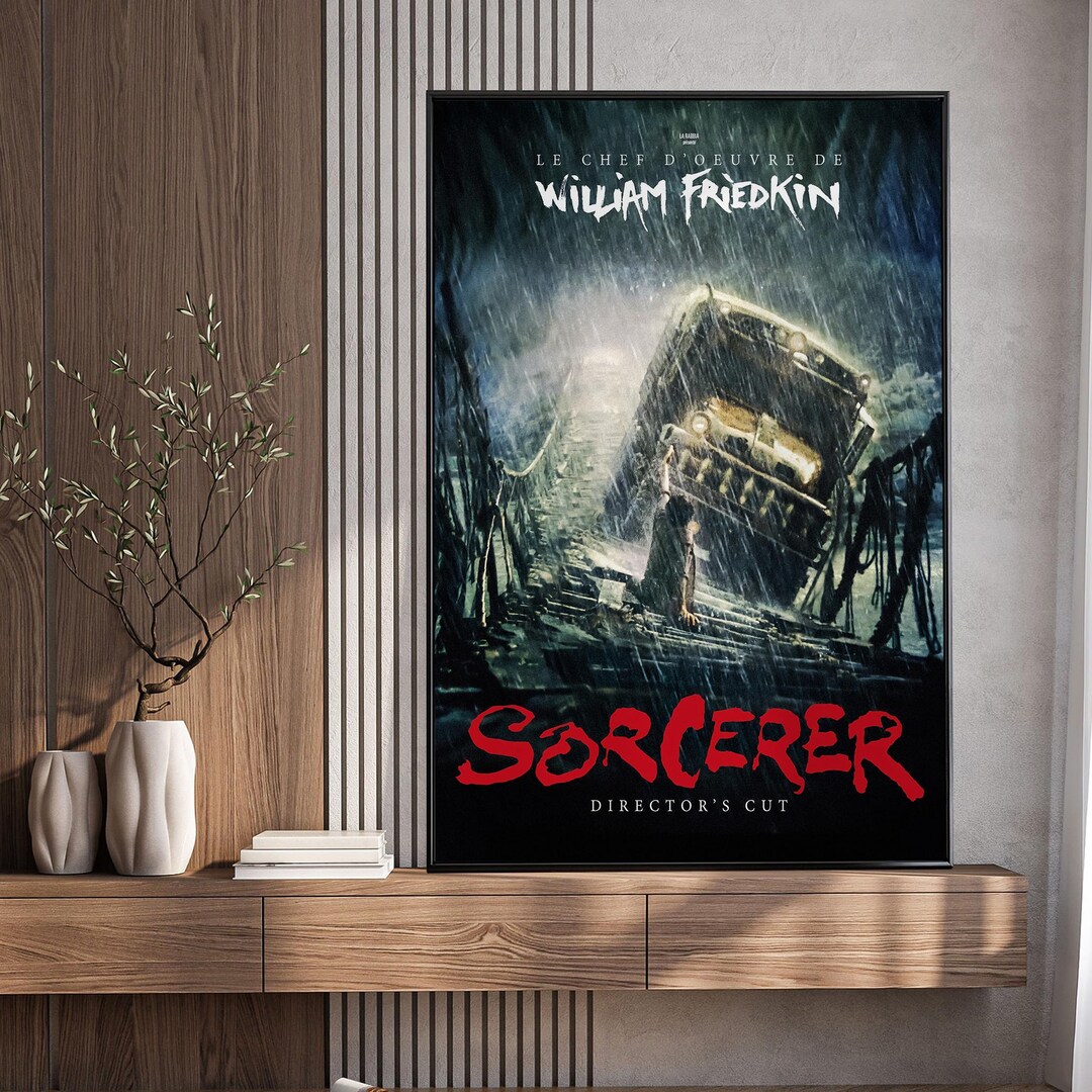 Sorcerer Movie Poster, Home Decor, Canvas Wall Art, Personalized Gift ...