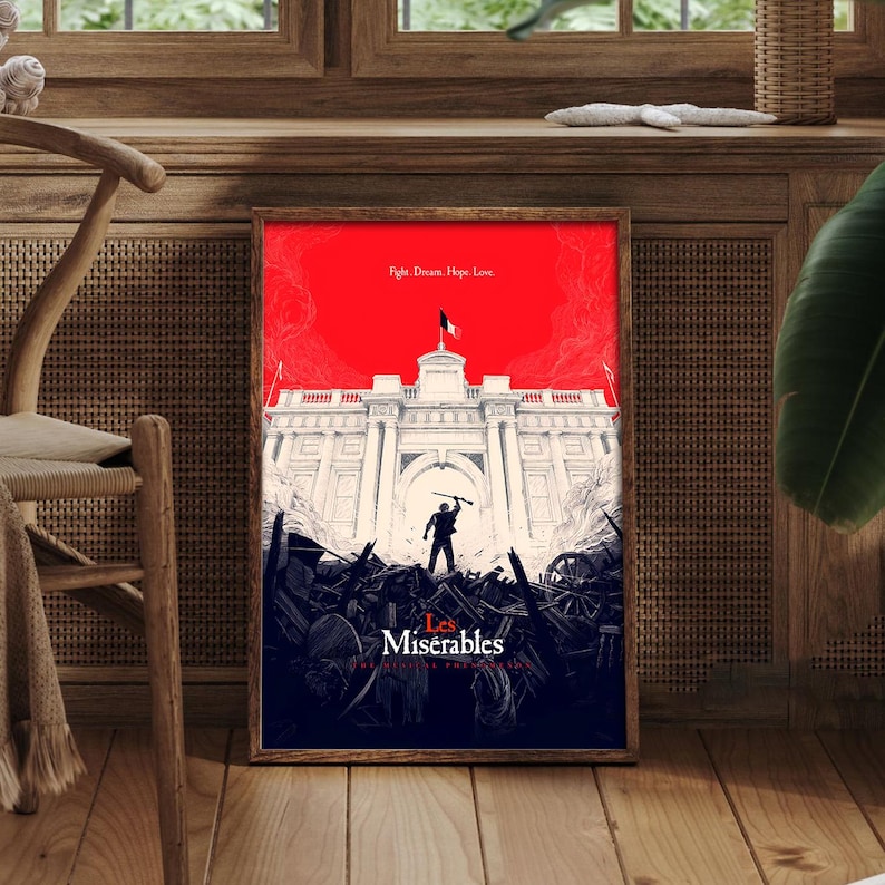 Les Misérables, affiche de film, impression sur toile, art mural ...