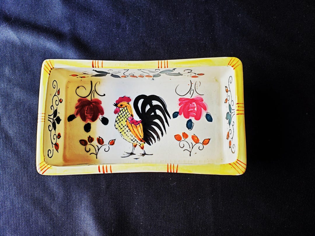 Vintage Nasco Hand Painted Petite Ceramic Dish. - Etsy