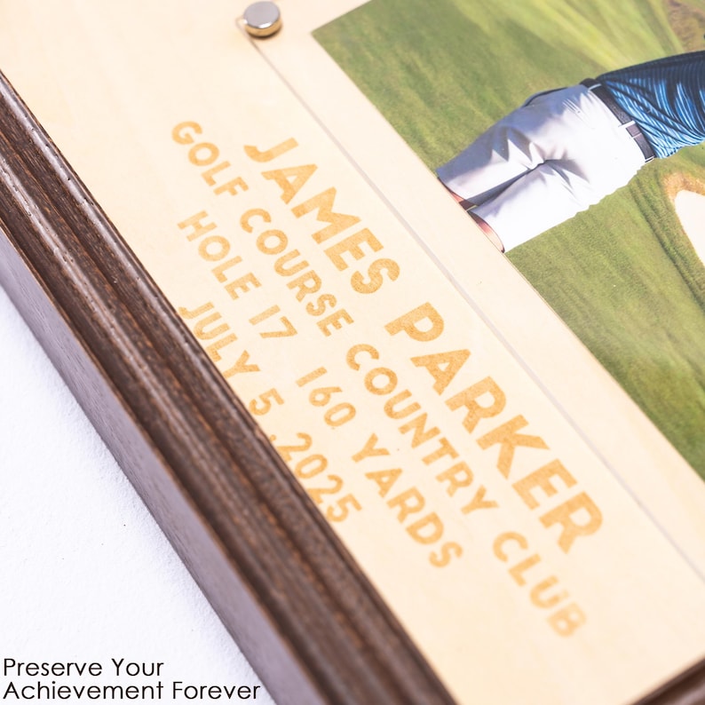 Personalized Hole in One Golf Shadow Box | Father's Day Gift - Etsy ...