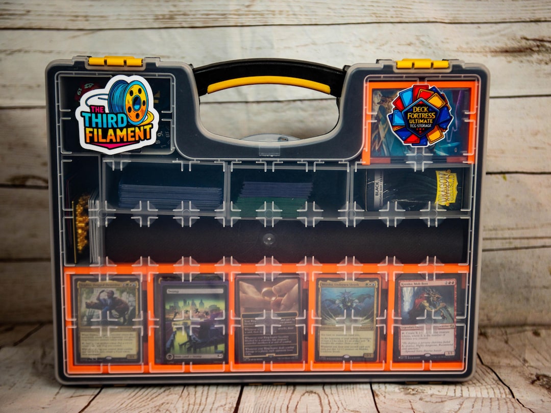 MTG Deck Box Storage Case | Holds 100+ Double Sleeved Decks | Commander ...