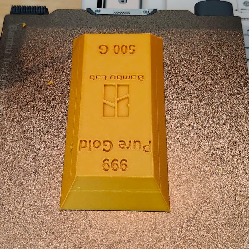 Gold Bar Prop, Realistic Faux Gold Ingot, Metallic Desk Decor - Etsy