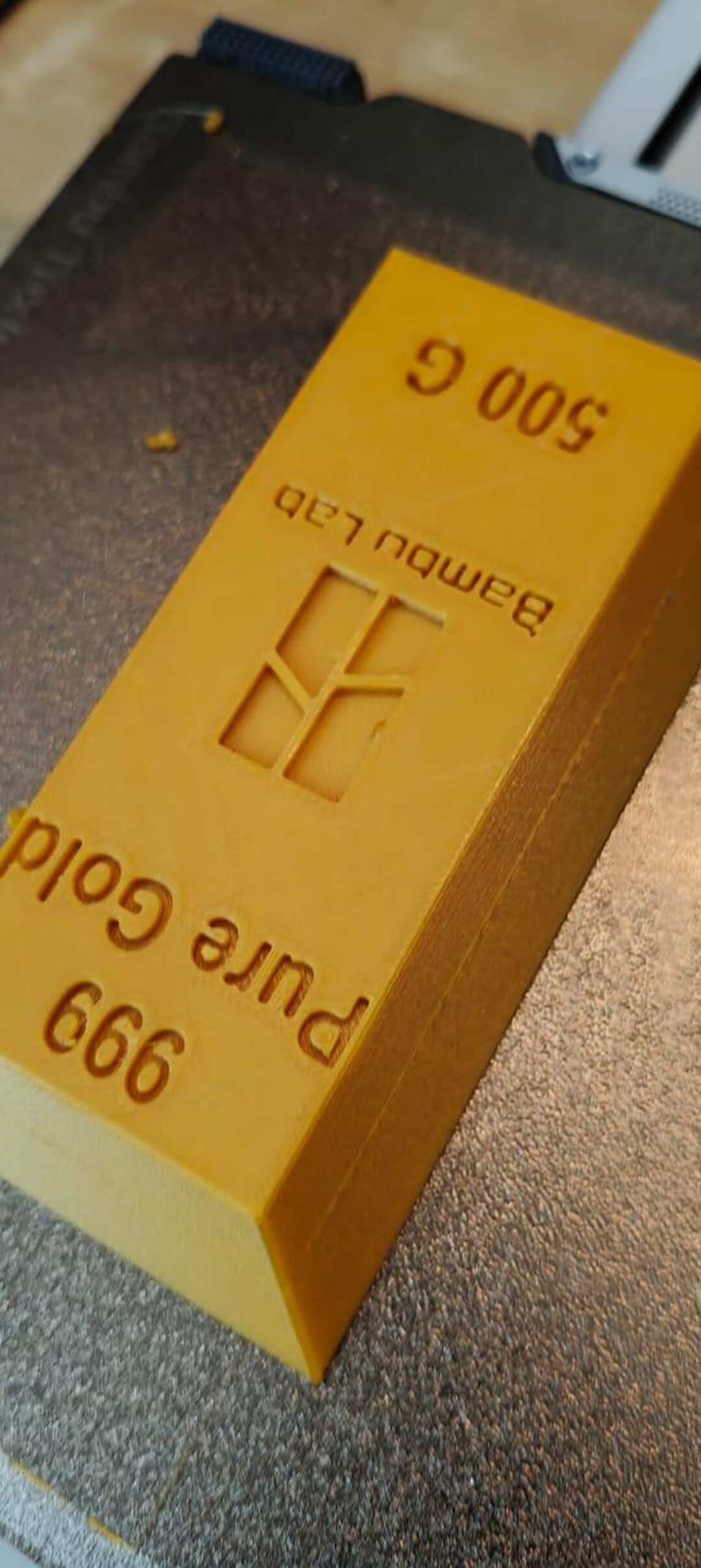 Gold Bar Prop, Realistic Faux Gold Ingot, Metallic Desk Decor - Etsy