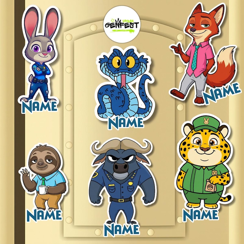 Zootopia Nick Keychain - Etsy