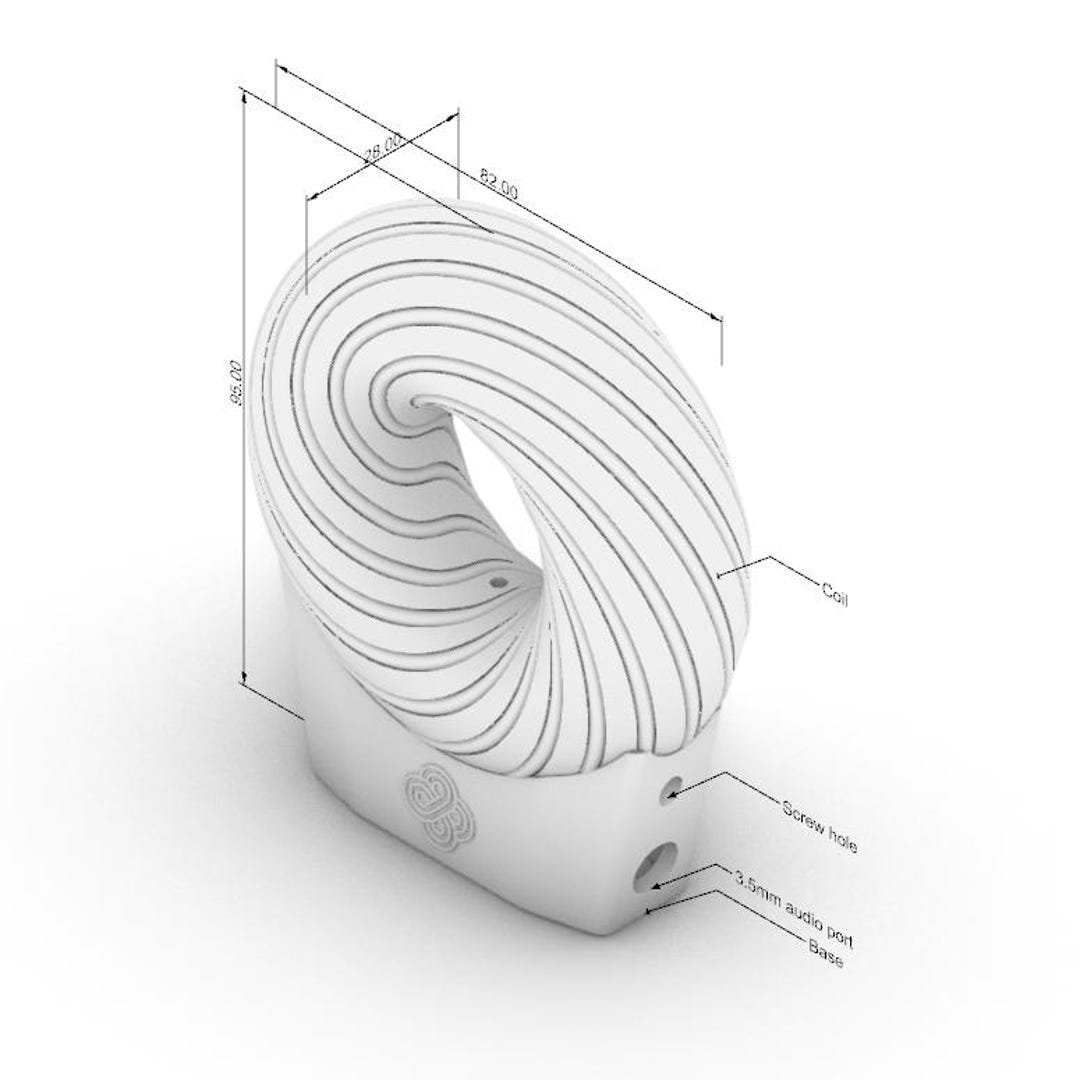 80mm Rodin Coil Torus - Aether Spiral Itoroid (stl/rhino Files) - Etsy