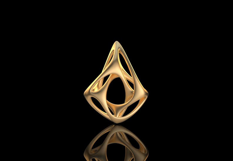 3D Printing Pendant: Parametric Design, Geek Jewelry - Etsy