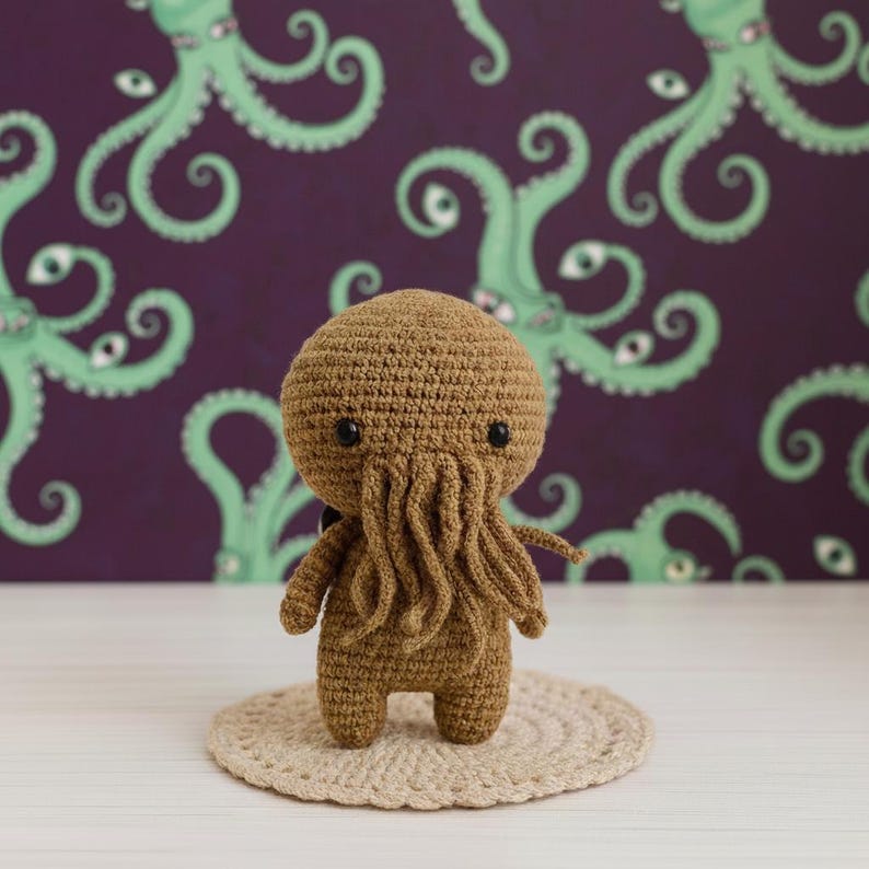 Baby Cthulhu Amigurumi Crochet Pattern PDF, Cute Monster Plush Toy - Etsy