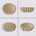Beige Marble Ruffle Bowl, Marble Scalloped Bowl, Fluted Flower Bowl for ...