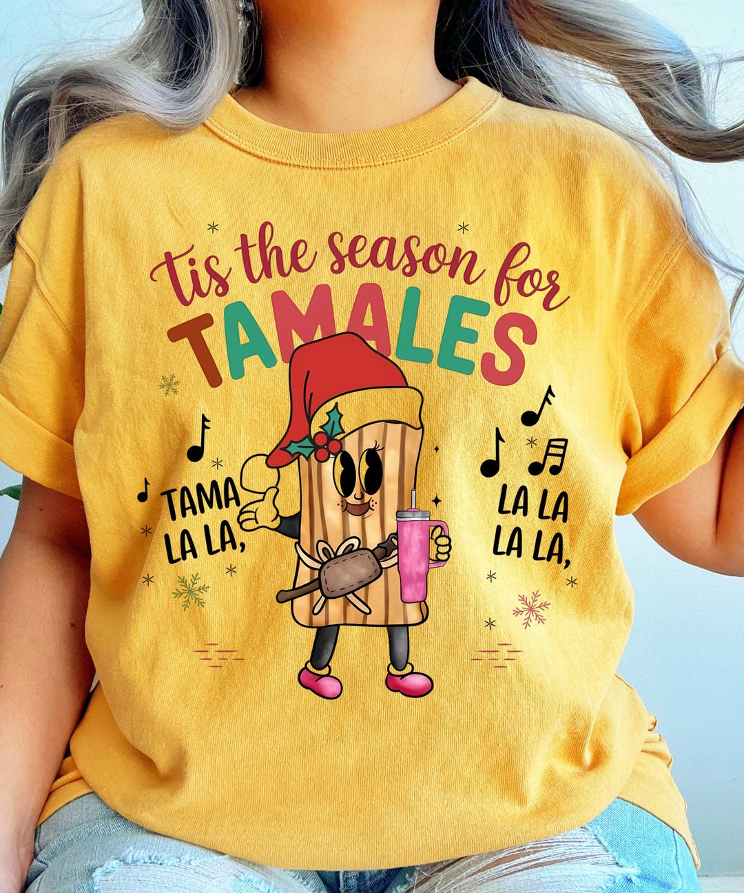 Tis the Season for Tamales PNG, Funny Christmas Tamale Clipart, Cute ...