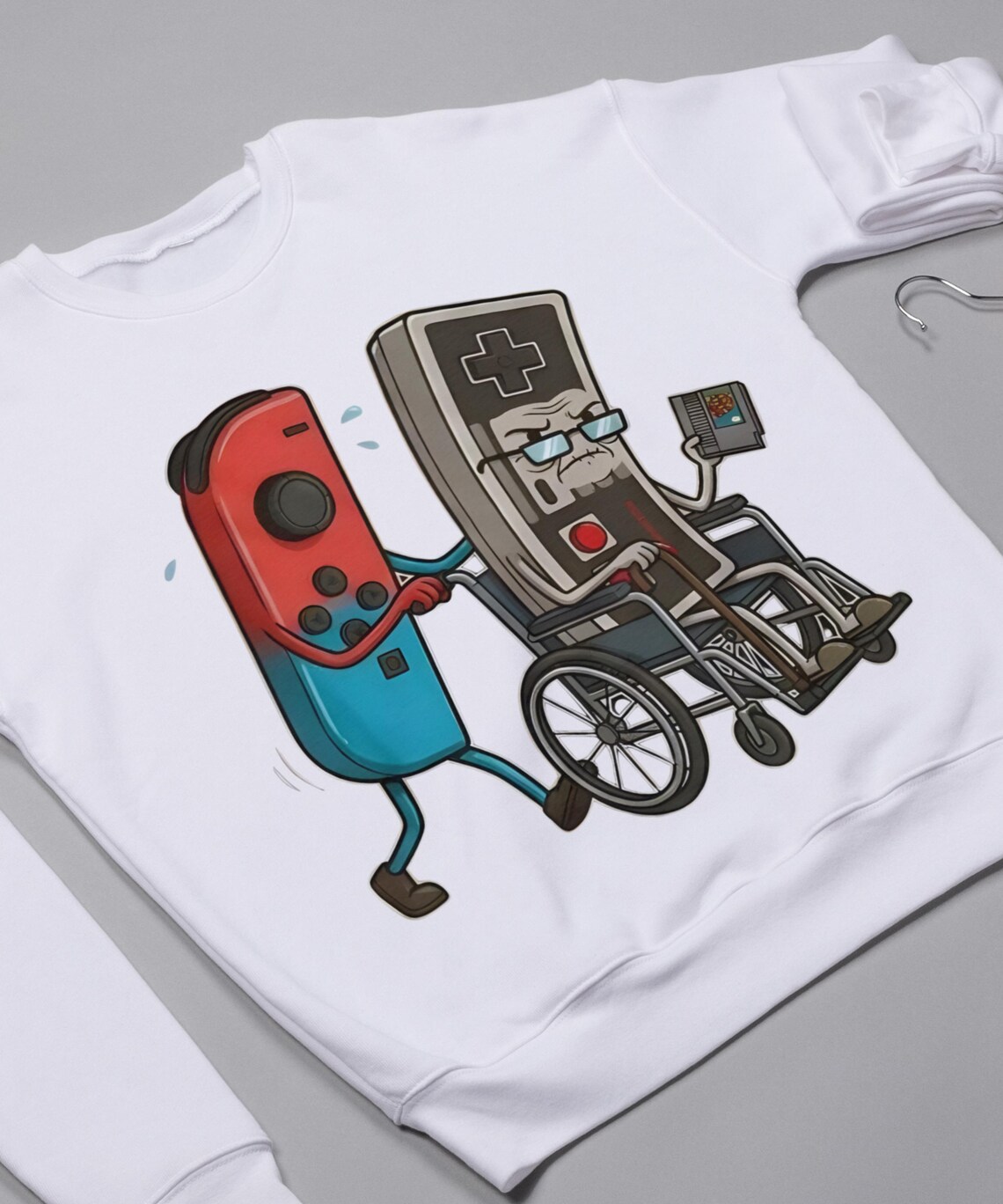 Funny Gaming PNG, Retro Controller Evolution PNG, Parody Design, Gamer ...