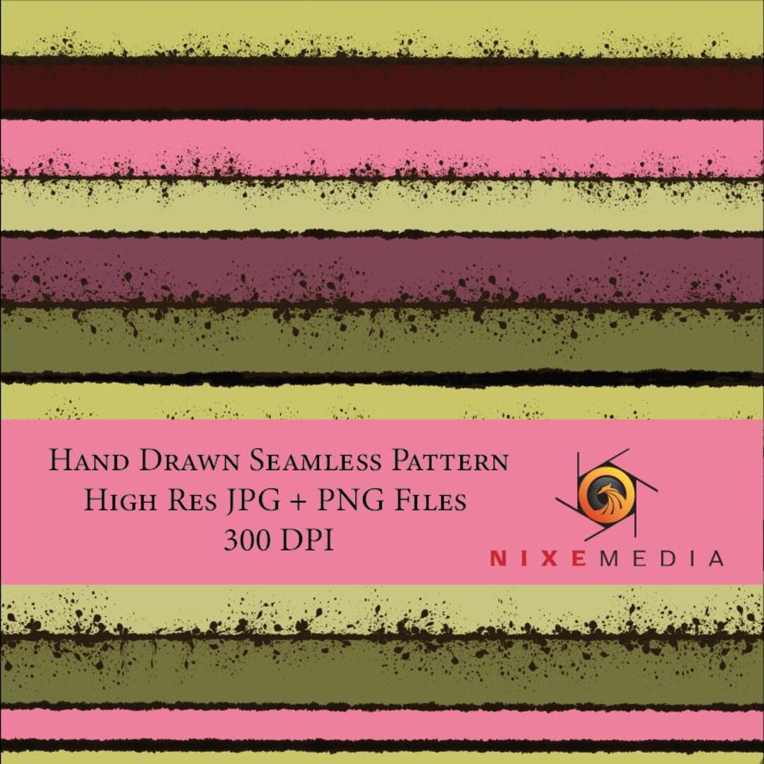 Chartreuse Stripe Seamless Pattern • Retro Stripes • Summer Fabric ...