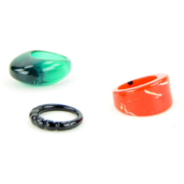 Lucite Ring - Etsy UK