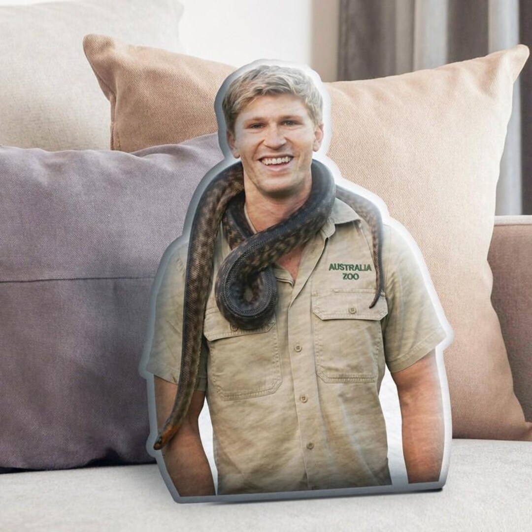Robert Irwin Face Pillows, 3D Print Custom Shape Plushie Best Christmas ...